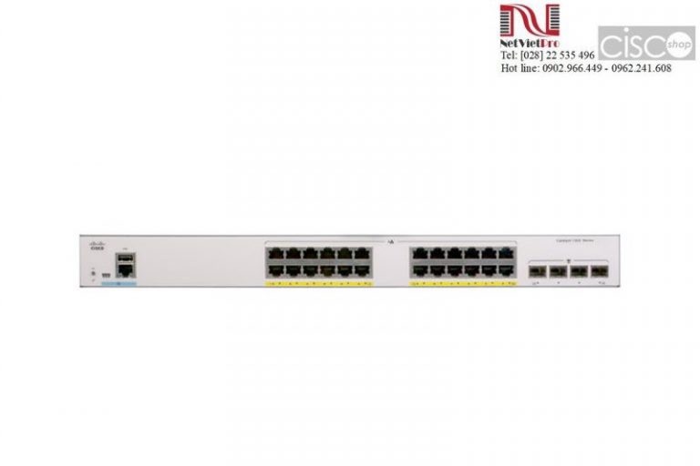 Switch Cisco Catalyst 1000 C1000-24FP-4G-L - Phụ Kiện Quang